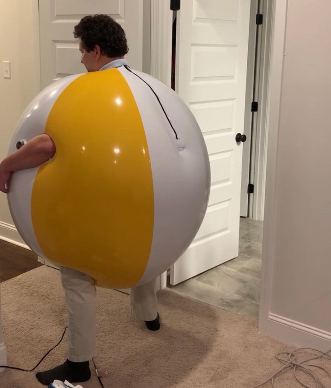 6-8 week waiting period 4 Foot Inflatable Beach Ball Suit | Etsy