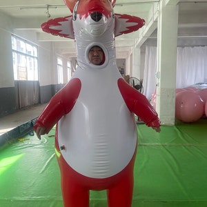 LIMITED STOCK Inflatable Fox Onesie With Larger Rear Zipper - Etsy