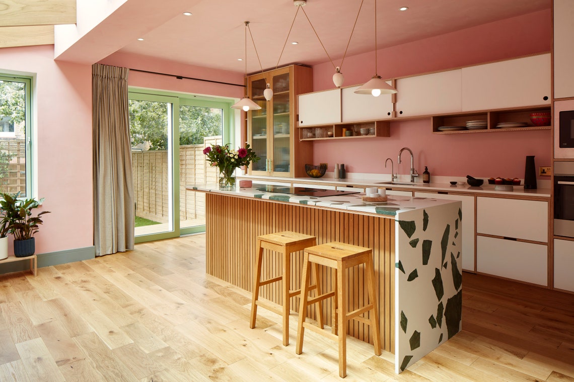 Premium Oak Veneered Ply Kitchen Units, Birch Plywood Base Units ...