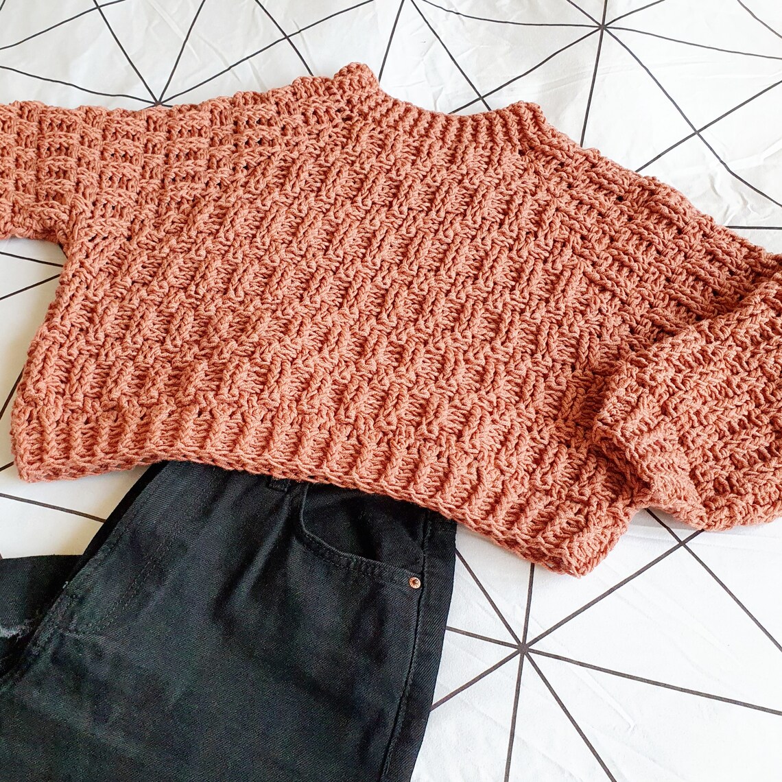 INDIE SWEATER PDF Downloadable, Crochet Sweater Pattern, Crochet ...