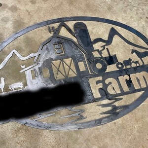 Family Farm Sign DXF Download - Etsy