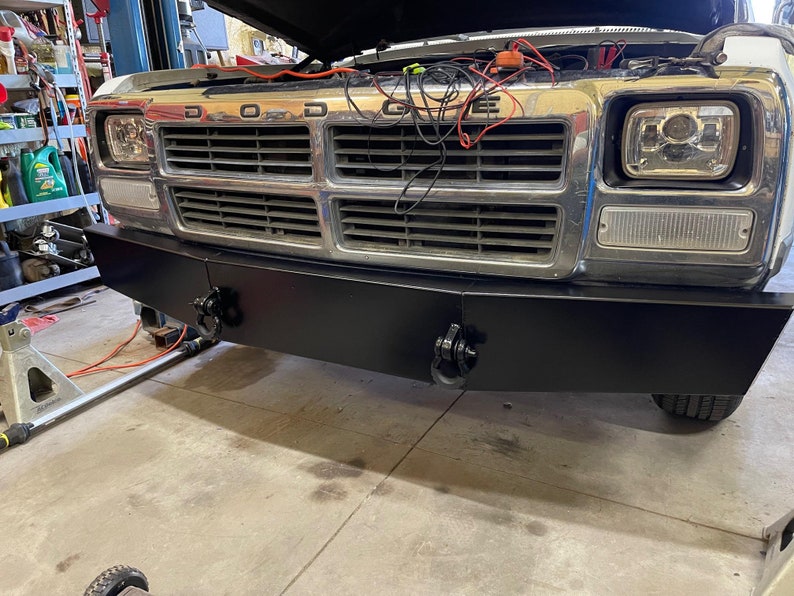 90s Dodge D150 Front Bumper DXF File Download Plasma Cut Weld - Etsy