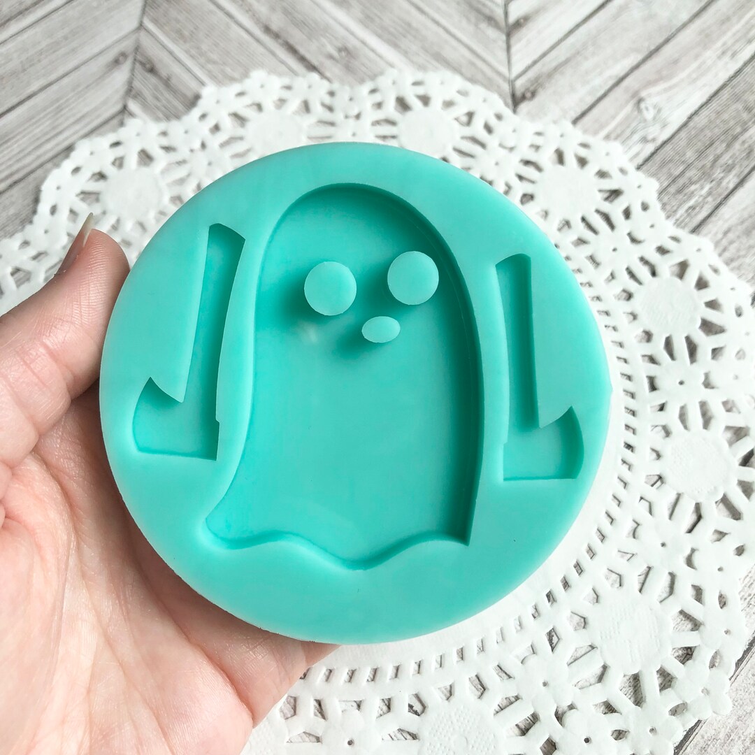 Ghost Halloween Silicone Mold - Halloween Mold - Ghost Mold - Moon Mold ...