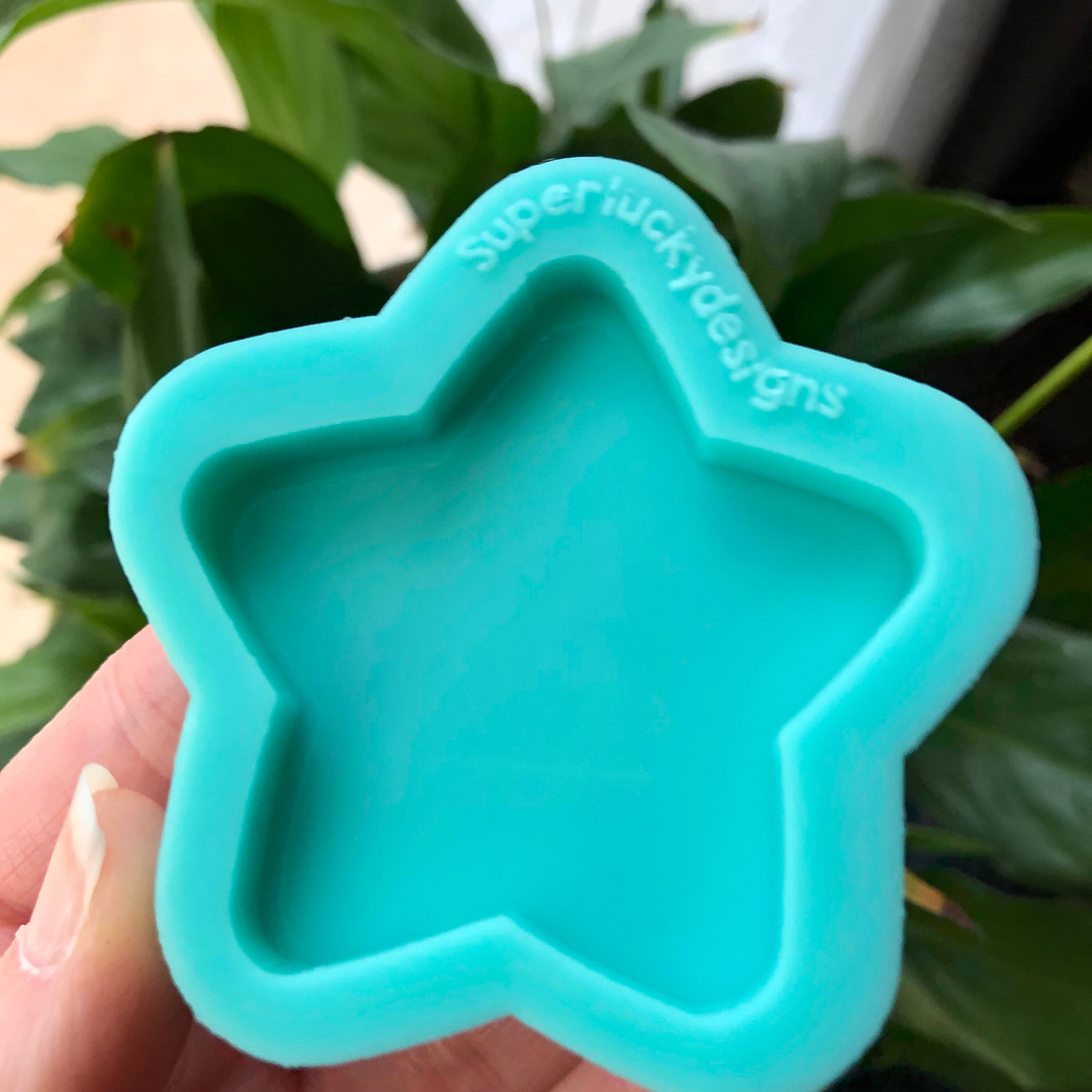 Craft Supplies & Tools Single chubby star shaker mold Sculpting ...