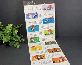 1960s Vintage Calendar - Etsy