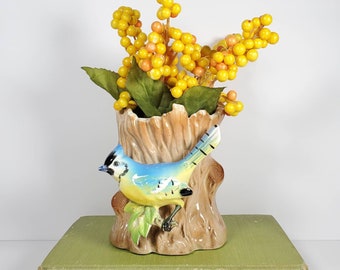 Ceramic Bluebird Planter - Etsy
