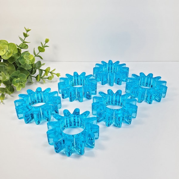 Blue Napkin Ring - Etsy