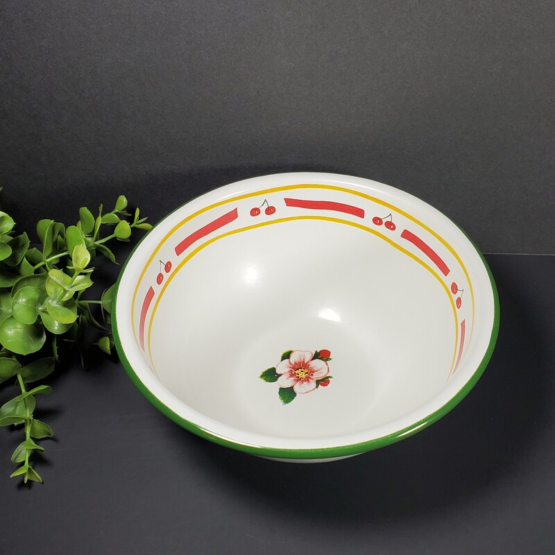 Enamelware Bowl - Etsy