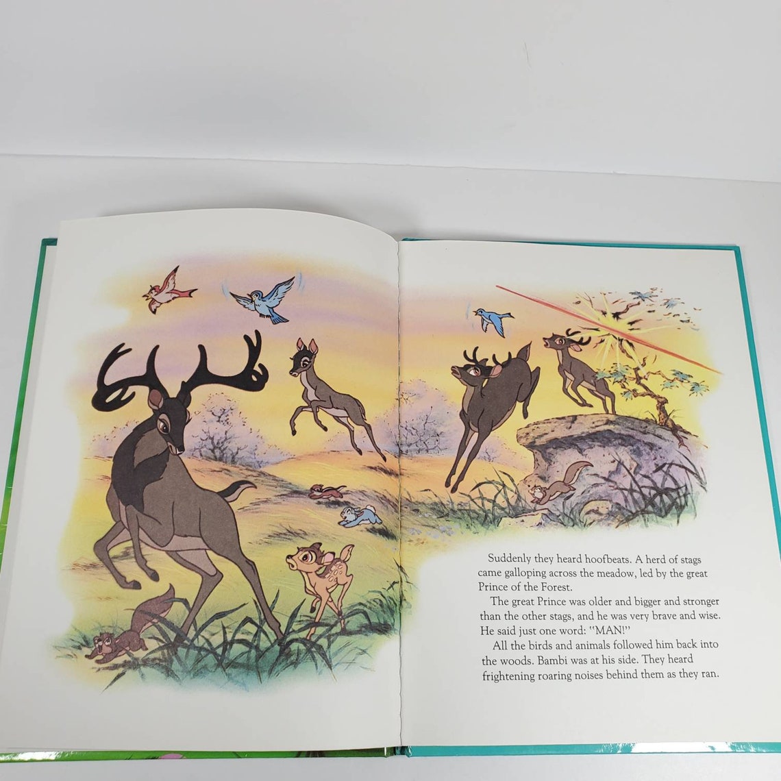 Vintage Bambi Book Walt Disneys Classic Storybook A Big Golden | Etsy