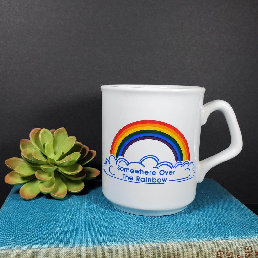 Vintage Somewhere Over the Rainbow Mug Made in England the Wizard of Oz ...