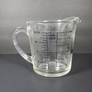 Vintage Tupperware Wet N Dry Measuring Cup White Plastic Double Sided ...