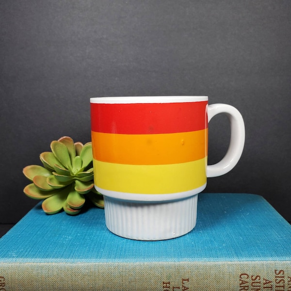 Striped Mugs - Etsy