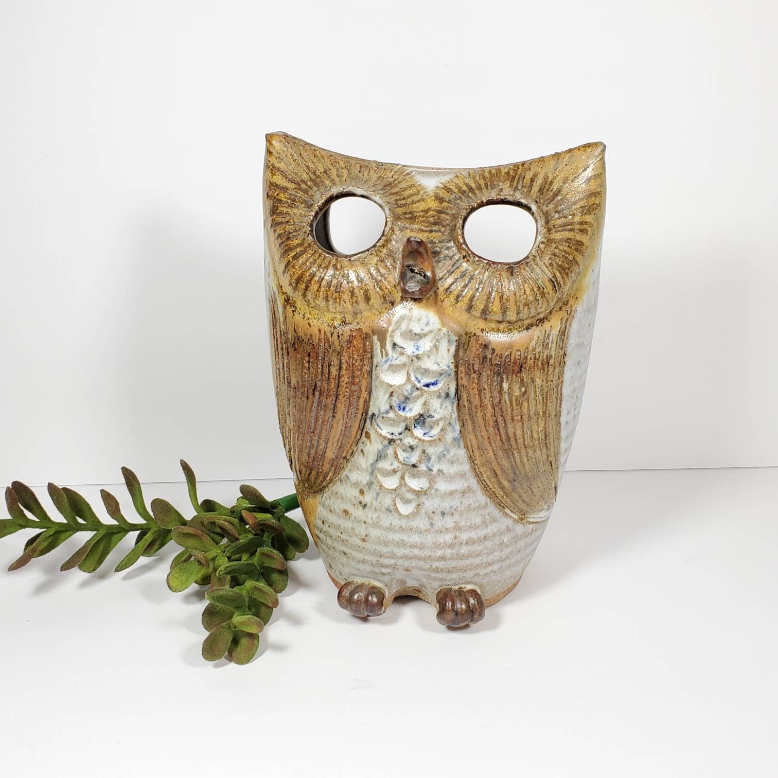 Art & Collectibles Signed Studio Pottery Owl Fine Art Ceramics etna.com.pe