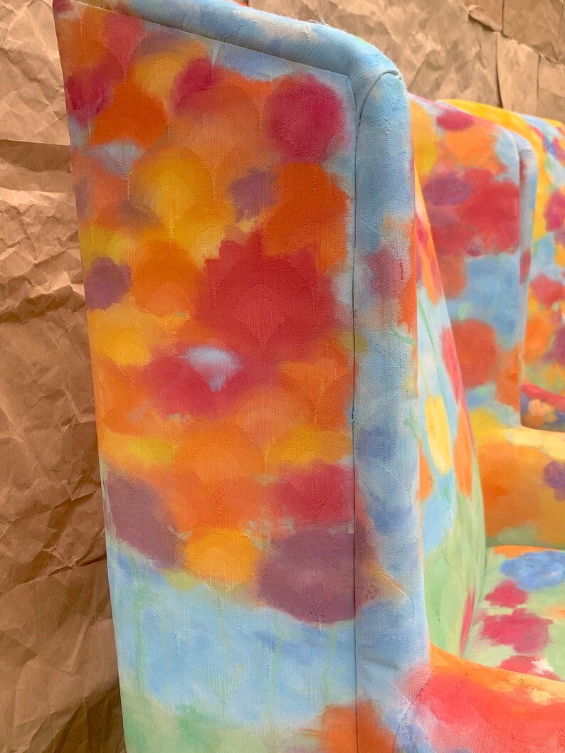 SOLD *** Hand-painted Floral Chairs - ***SOLD*** Bring the Garden ...