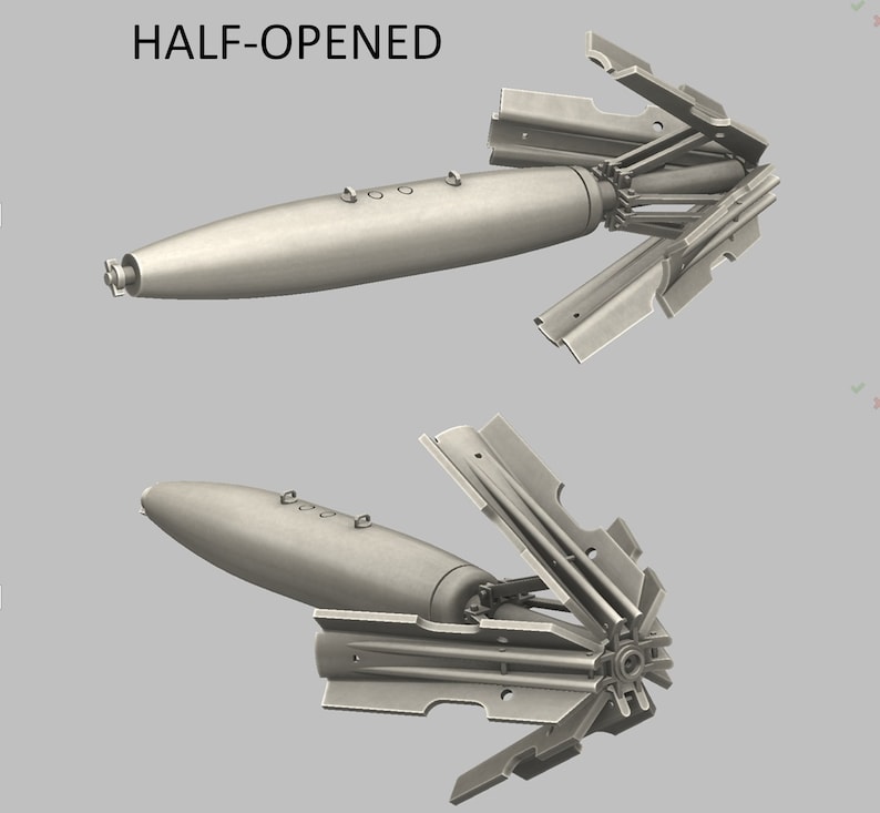 Digital Files for 3D Printing Mk.82 Snake Eyes (1/48 Scale) - Etsy