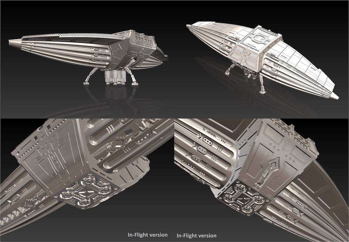 Dune 1984 Atreides Frigate Digital Model for 3D Printing - Etsy