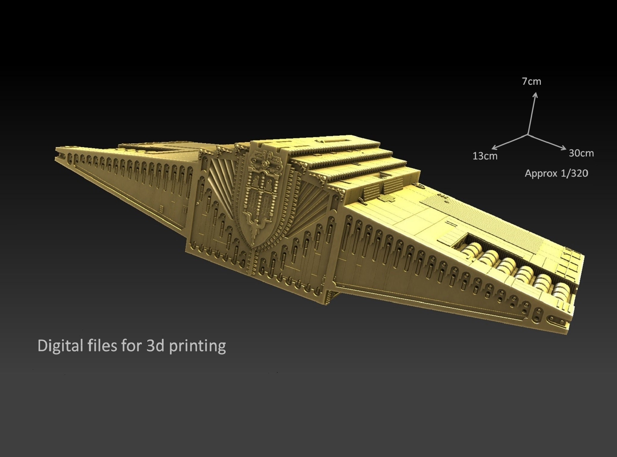 Dune 1984 Emperor's Transport Digital Model for 3D Printing - Etsy