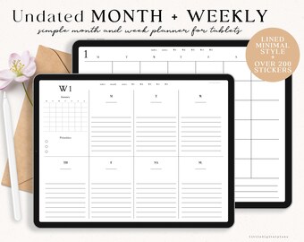 DIGITAL NOTEBOOK Goodnotes Template Goodnotes Notebook - Etsy