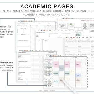 UNDATED ACADEMIC PLANNER - Academic Planner for iPad - Goodnotes ...