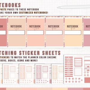 Soft Rose Gold Undated Digital Planner- iPad Planner, Planner ...