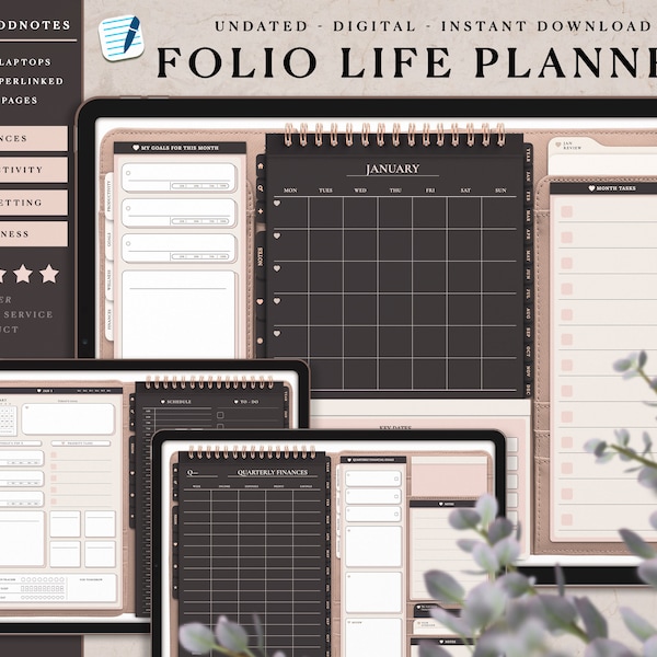 Folio Planner - Etsy