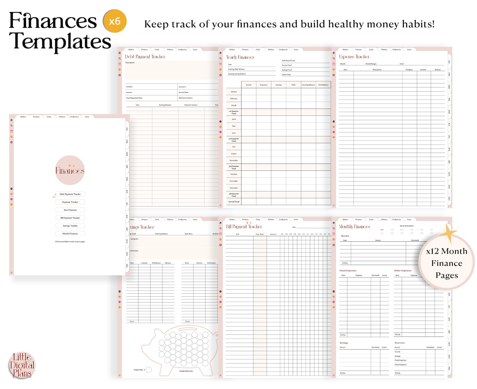 Digital Undated Life Planner My Life Planner Undated - Etsy
