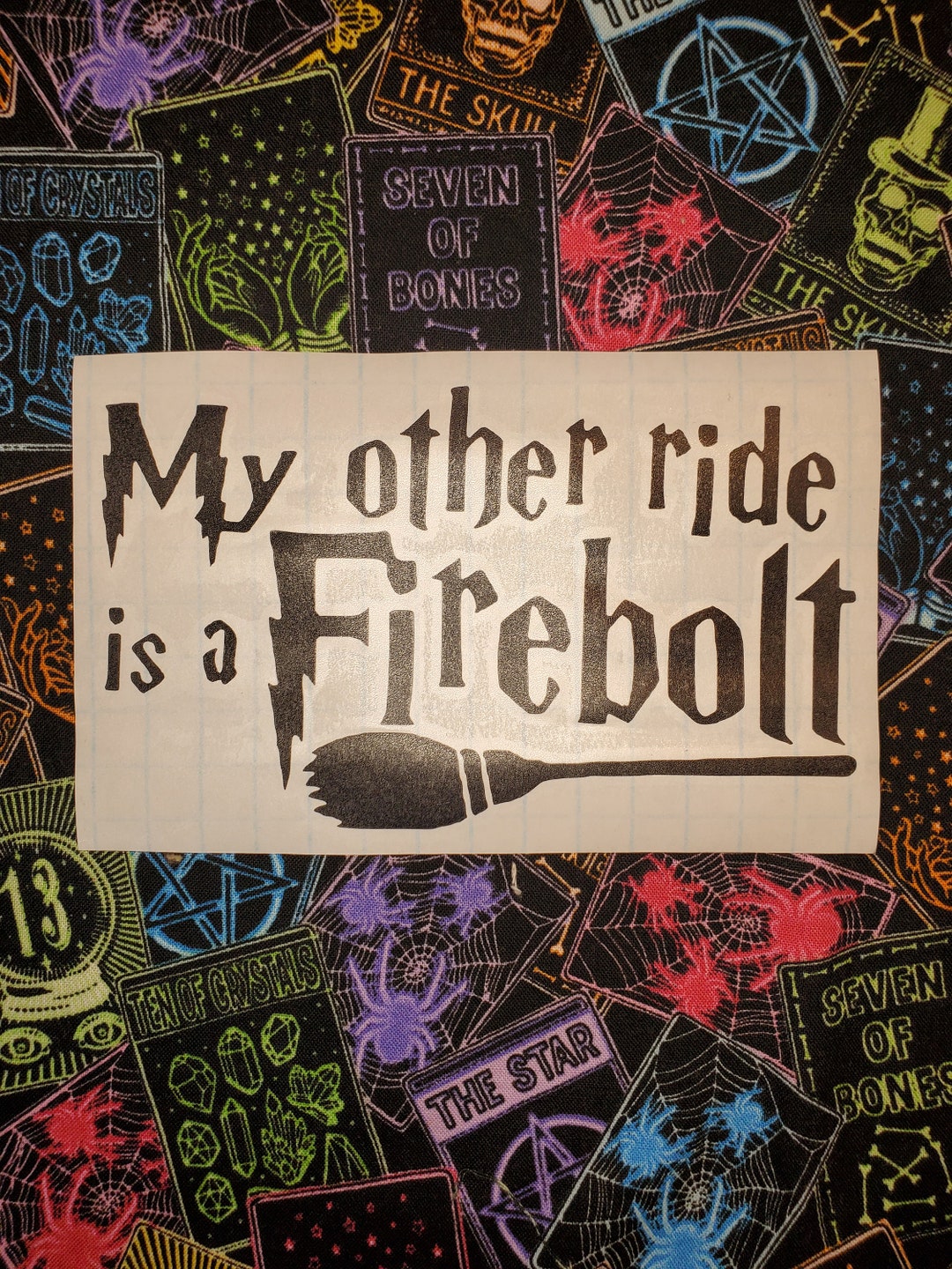 My Other Ride is a Firebolt Vinyl Decal - Etsy
