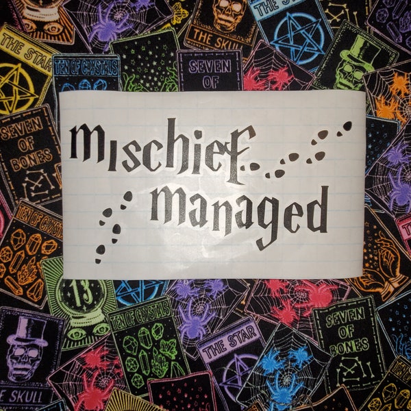 Mischief Managed - Etsy