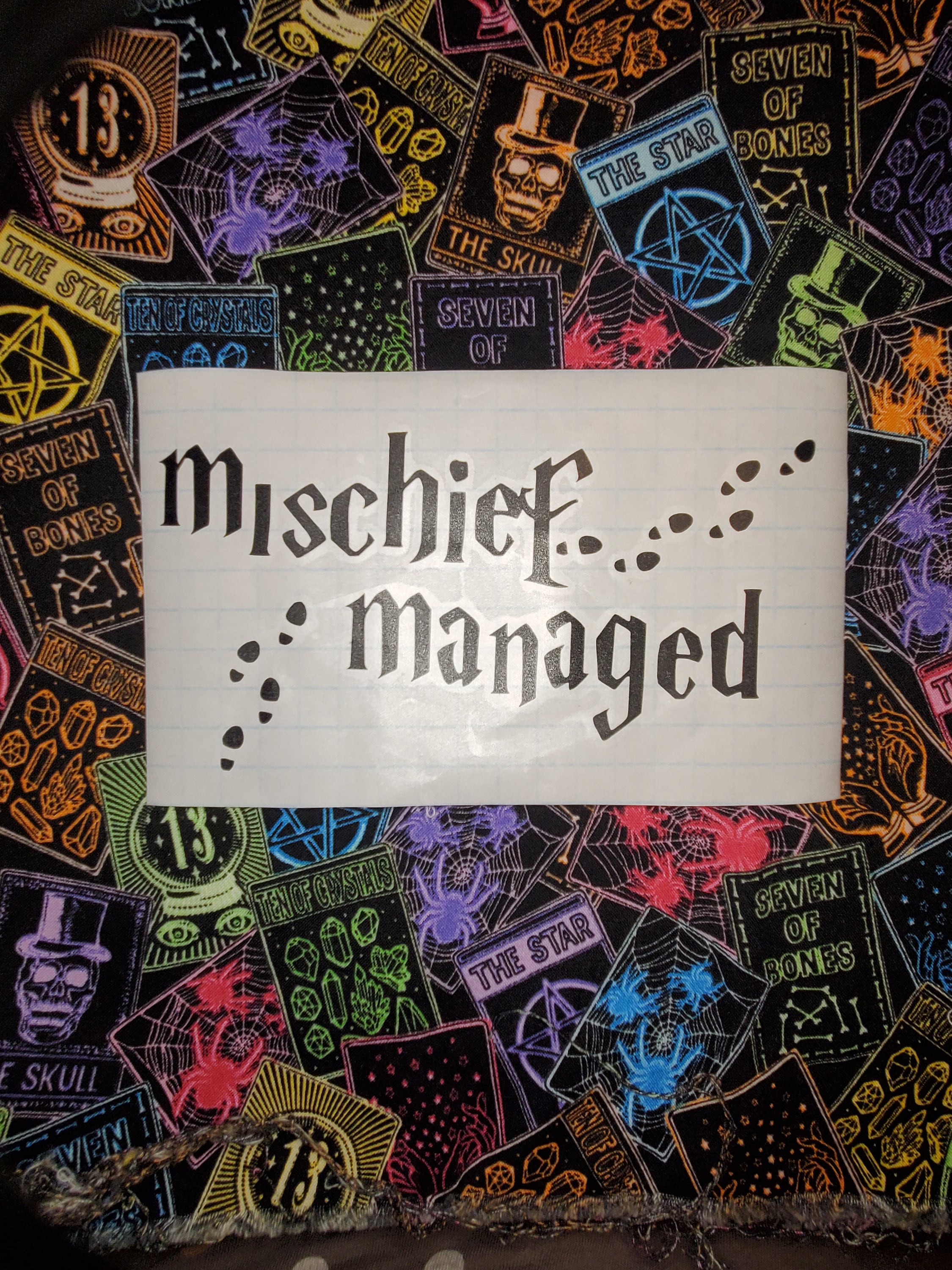 Mischief Managed Vinyl Decal - Etsy UK
