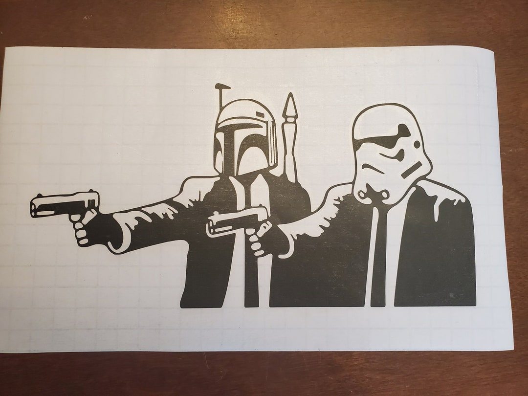 Star Wars Pulp Fiction Vinyl Decal - Etsy