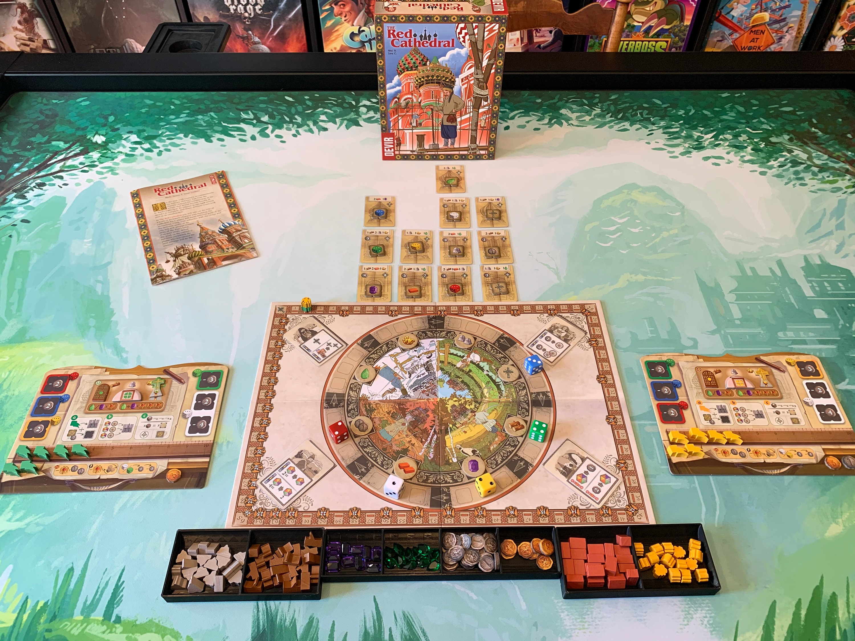 Red Cathedral Board Game Insert | Etsy