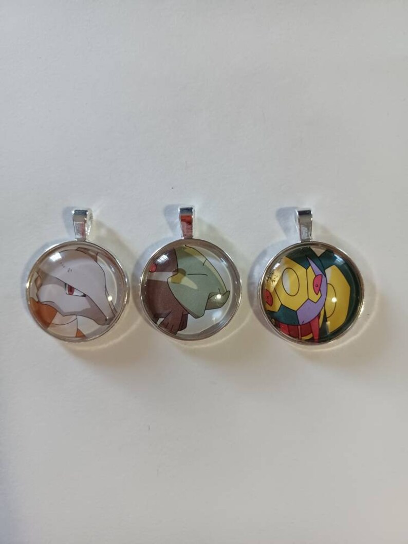 Homemade Video Game Character Necklace Set W/ Three Interchangeable ...