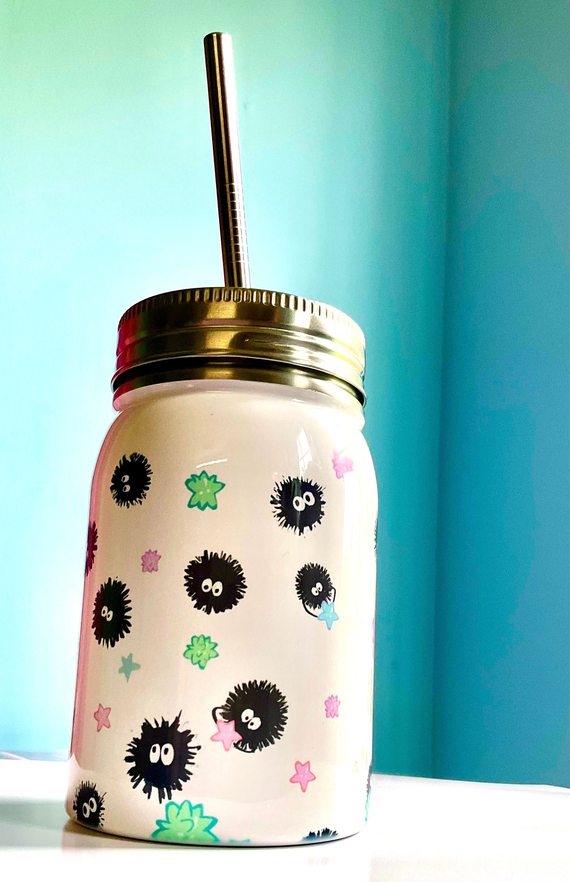 Soot Sprite Mason Jar 17 Oz Tumbler - Etsy