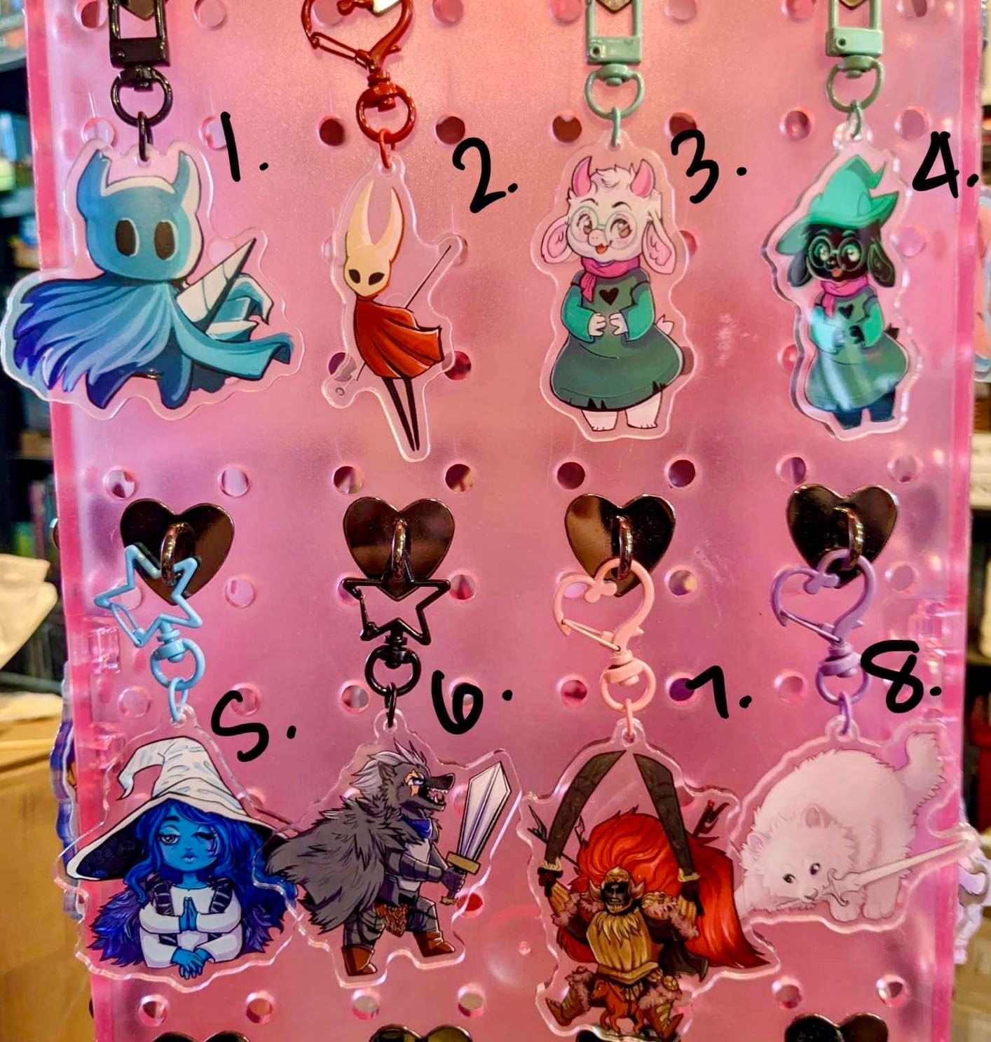 Game Character Acrylic Charms Part 1 - Etsy