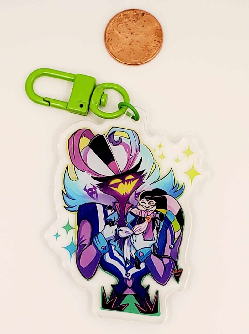 Helluva Boss Couples Double Sided Acrylic Charms - Etsy