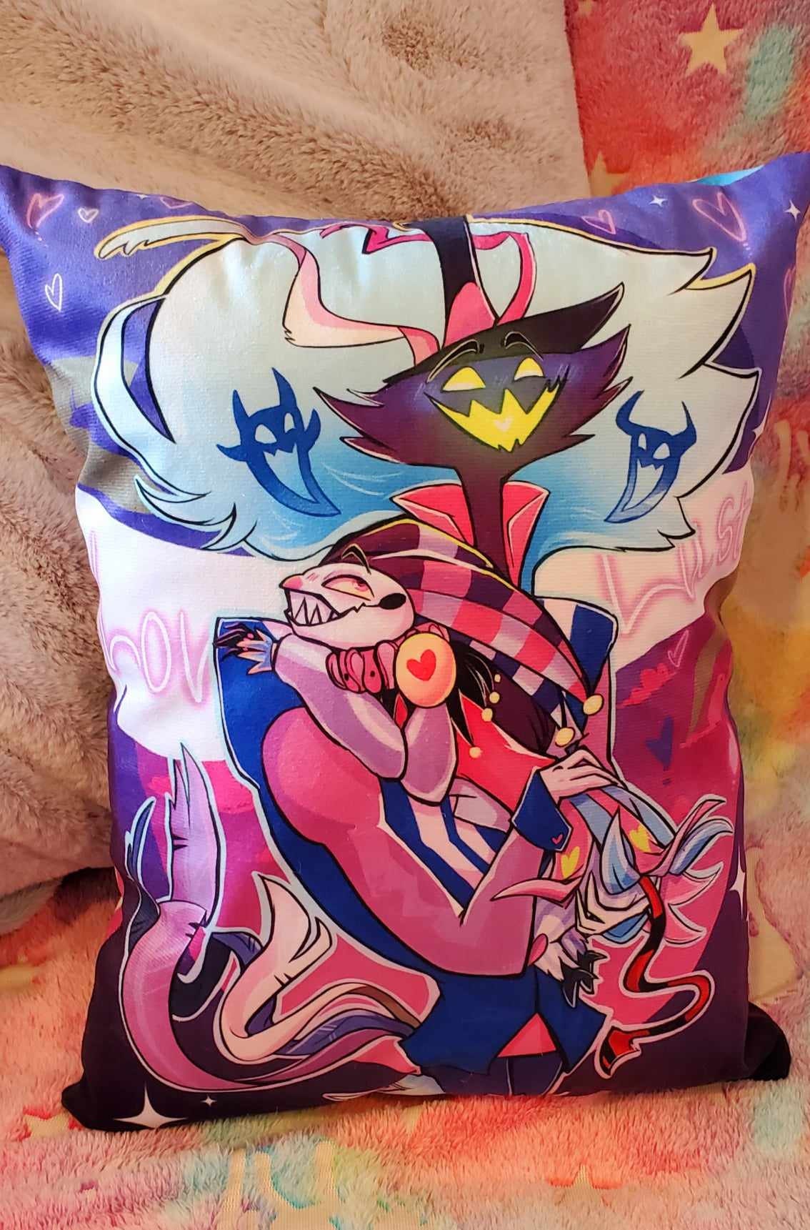 Helluva Boss *two Designs* Doubled Sided Ozzyxfizzi Pillow Case - Etsy