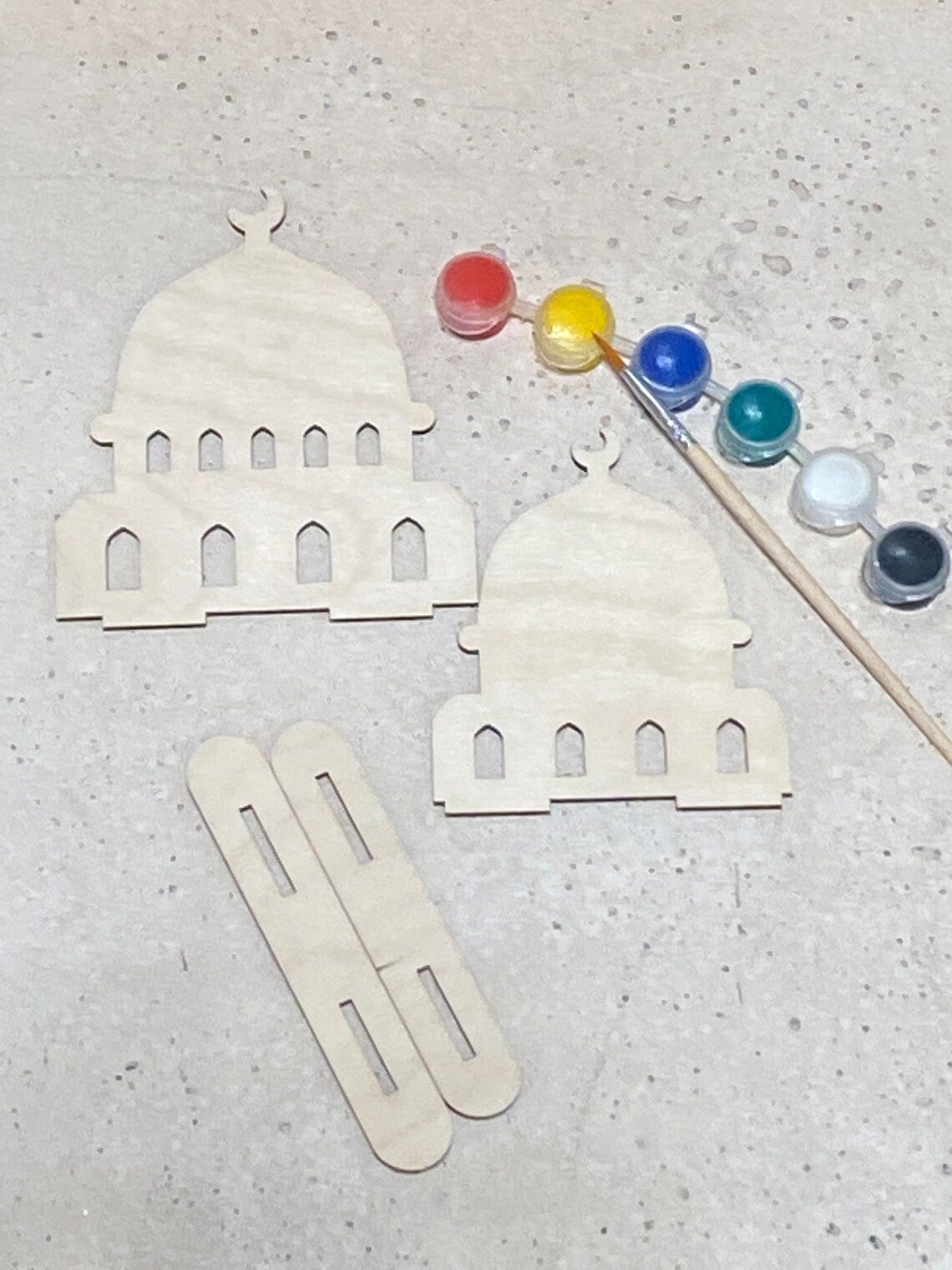 DIY Wood Ramadan/eid Mosque Mosque Wood Puzzle - Etsy