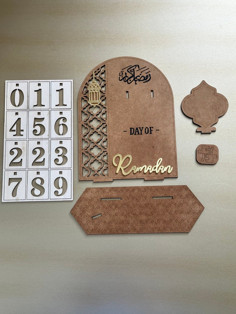 Wooden Ramadan Calendar, 30days Til Eid, Countdown to Eid - Etsy
