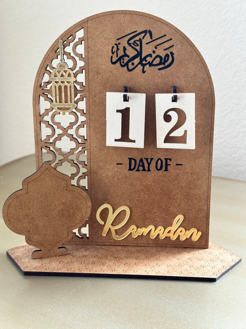 Wooden Ramadan Calendar, 30days Til Eid, Countdown to Eid - Etsy