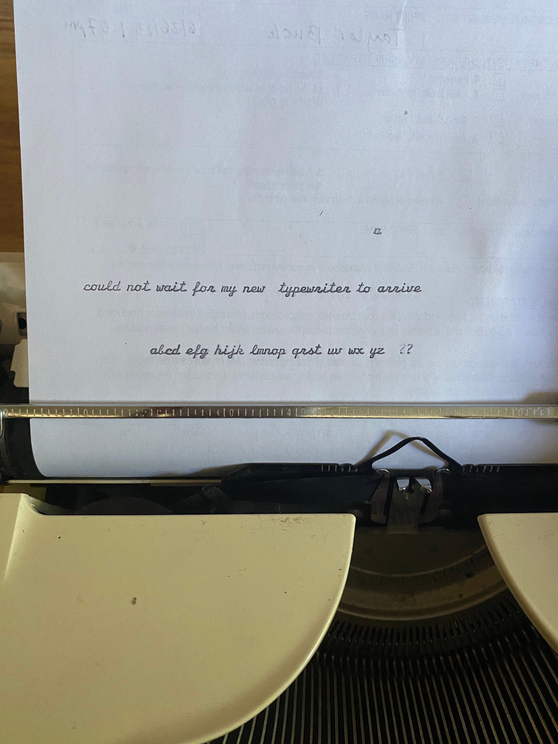 Vintage Remington Ten Forty Cursive Script Font Typewriter - Great ...