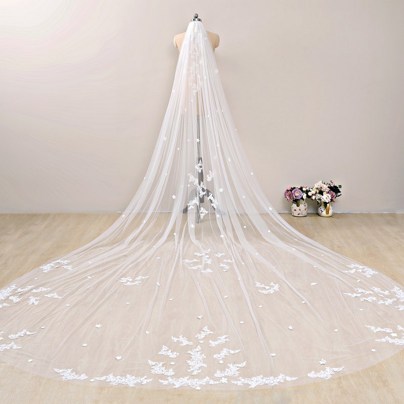 White Cathedral Veil - Etsy