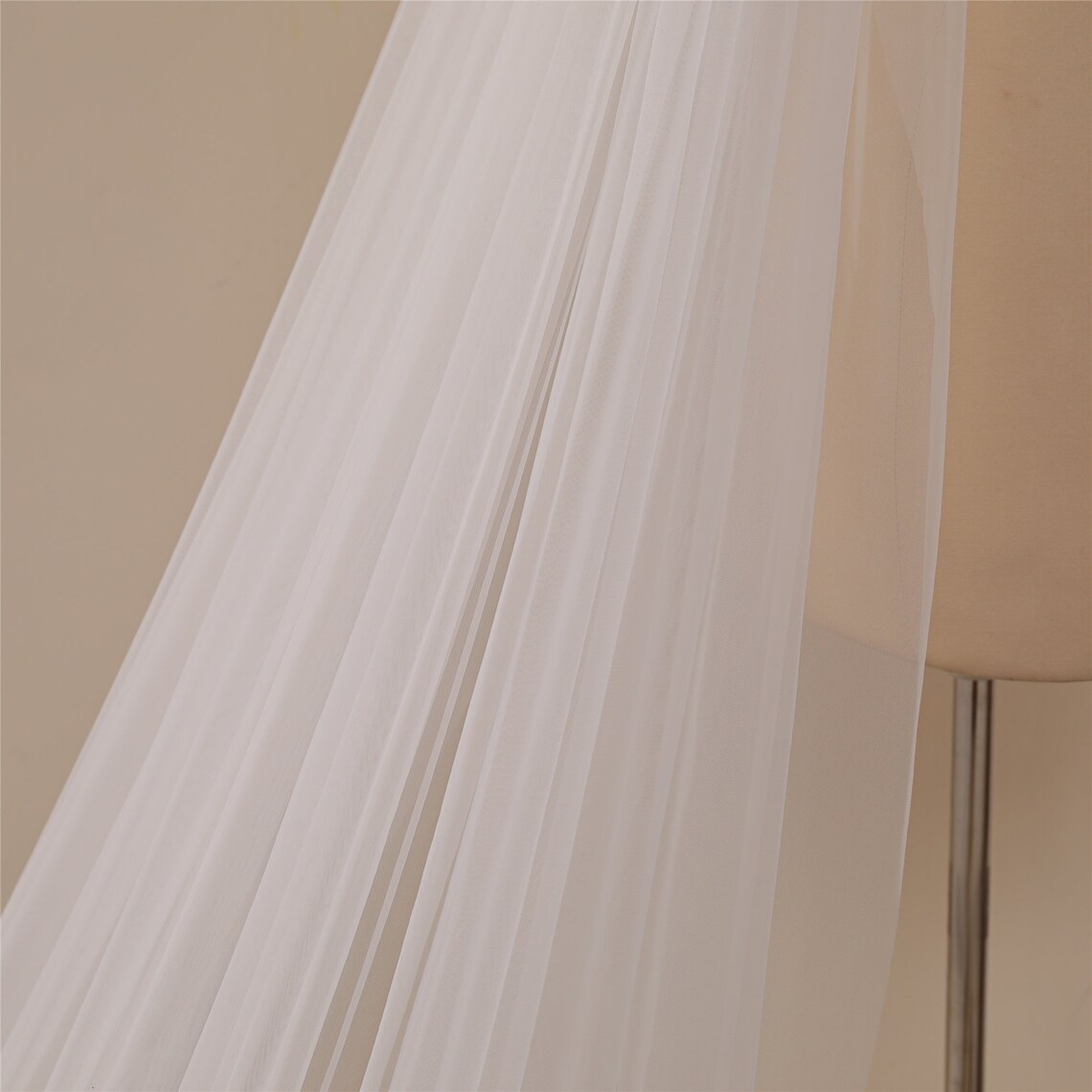 Celestial Scallop Wedding Veil Floral Cathedral Bridal Veils - Etsy