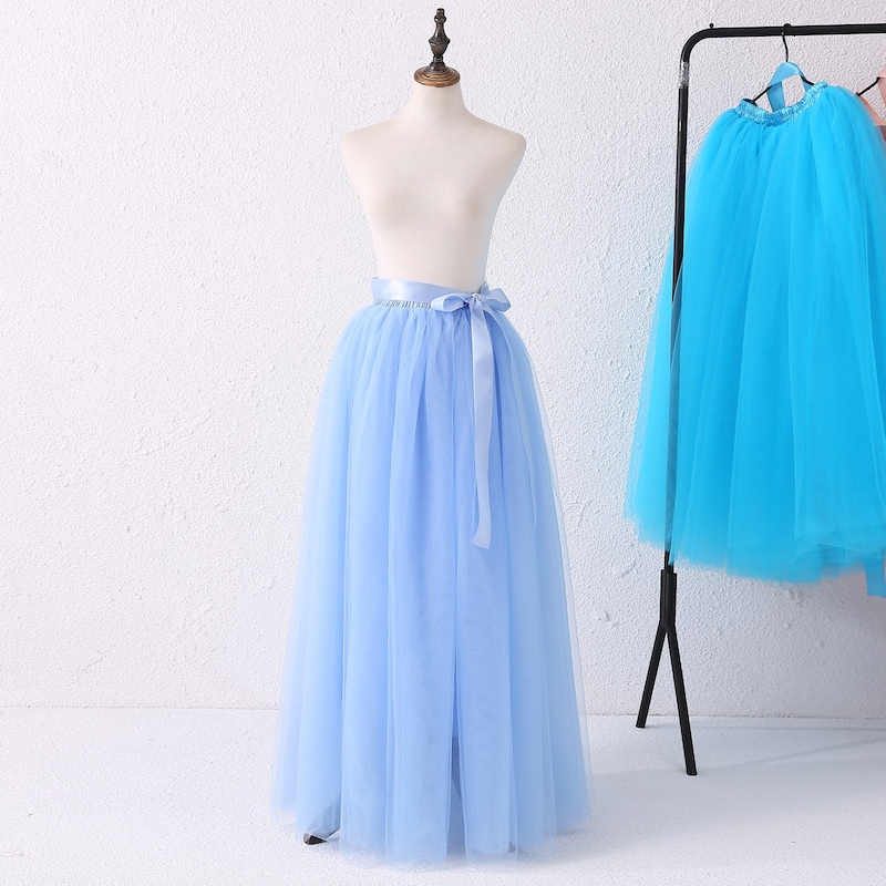 Blue Tulle Skirt - Etsy