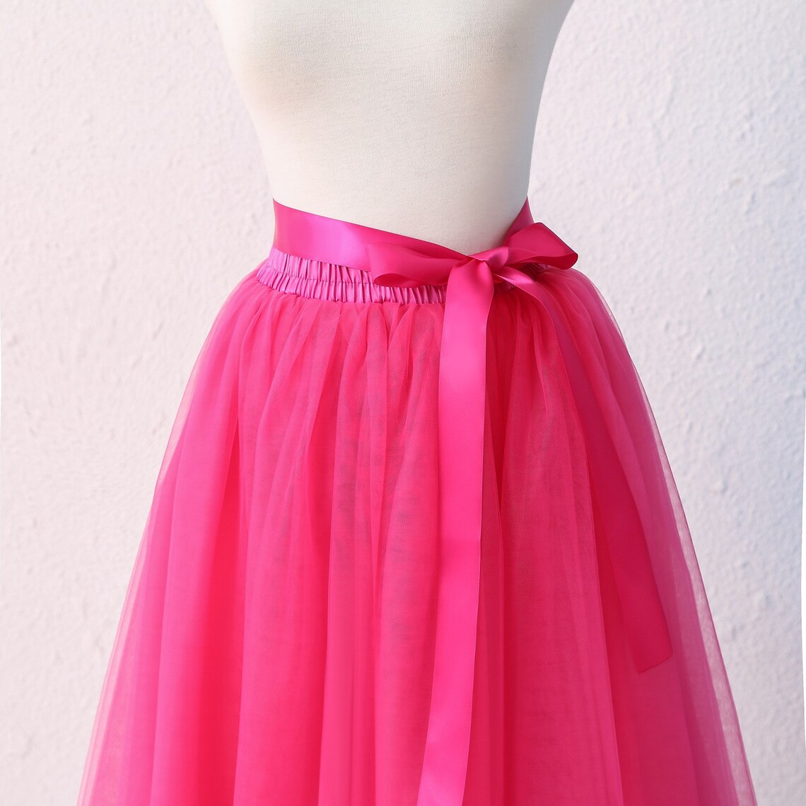 Tulle Skirt Pink Tulle Skirttutu Adult Tutu Pink Tutu Adult Etsy