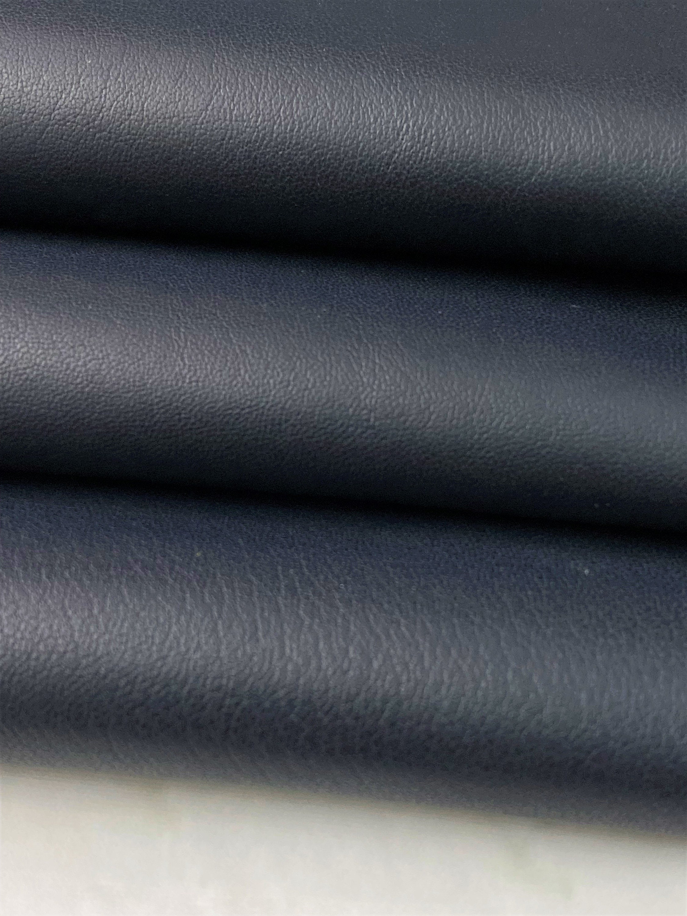 Lamb Skin Leather Midnight Blue Color (%100 Genuine Natural Skin) - Etsy