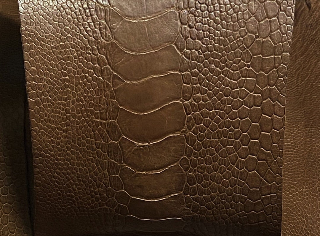 Ostrich Leg Leathers Kango Tabac Color - Etsy