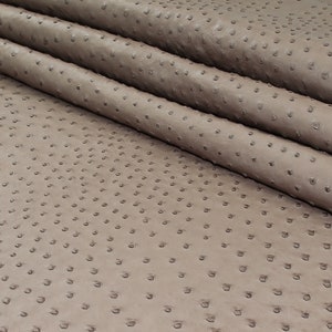 Ostrich Skin Leather Mink SF Color (%100 Genuine Natural Skin ) - Etsy