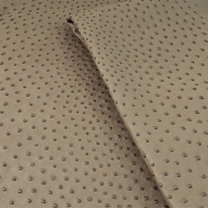 Ostrich Skin Leather Mink SF Color (%100 Genuine Natural Skin ) - Etsy