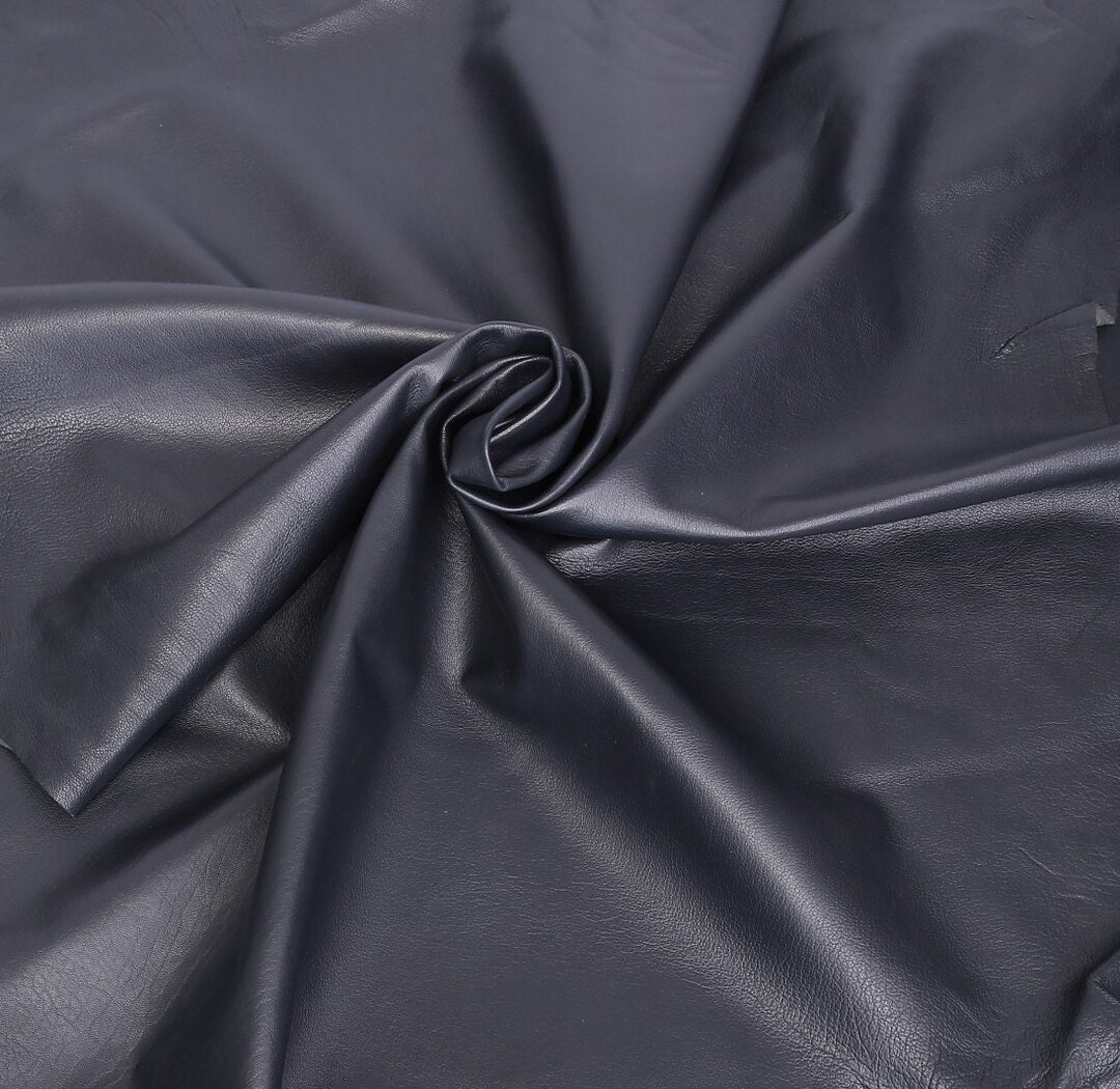 Lamb Skin Leather Midnight Blue Color (%100 Genuine Natural Skin) - Etsy