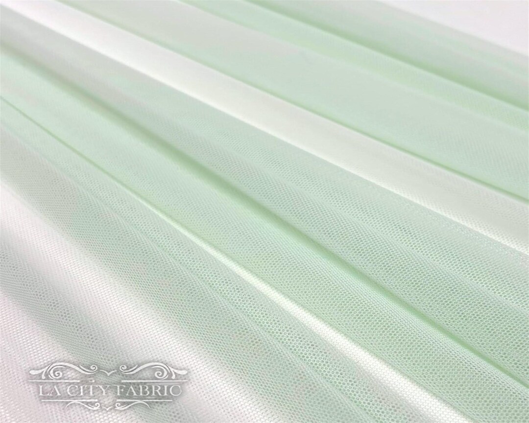 Mint Stretch Power Mesh Fabric by the Yard | 4-way Stretch Nylon ...
